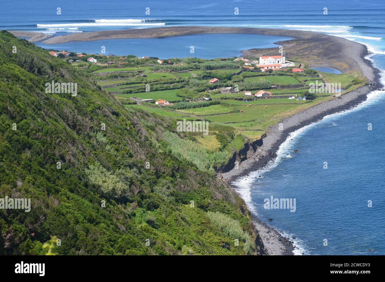 Faja de Santo Cristo in the Fajãs de São Jorge Biosphere Reserve, Sao ...