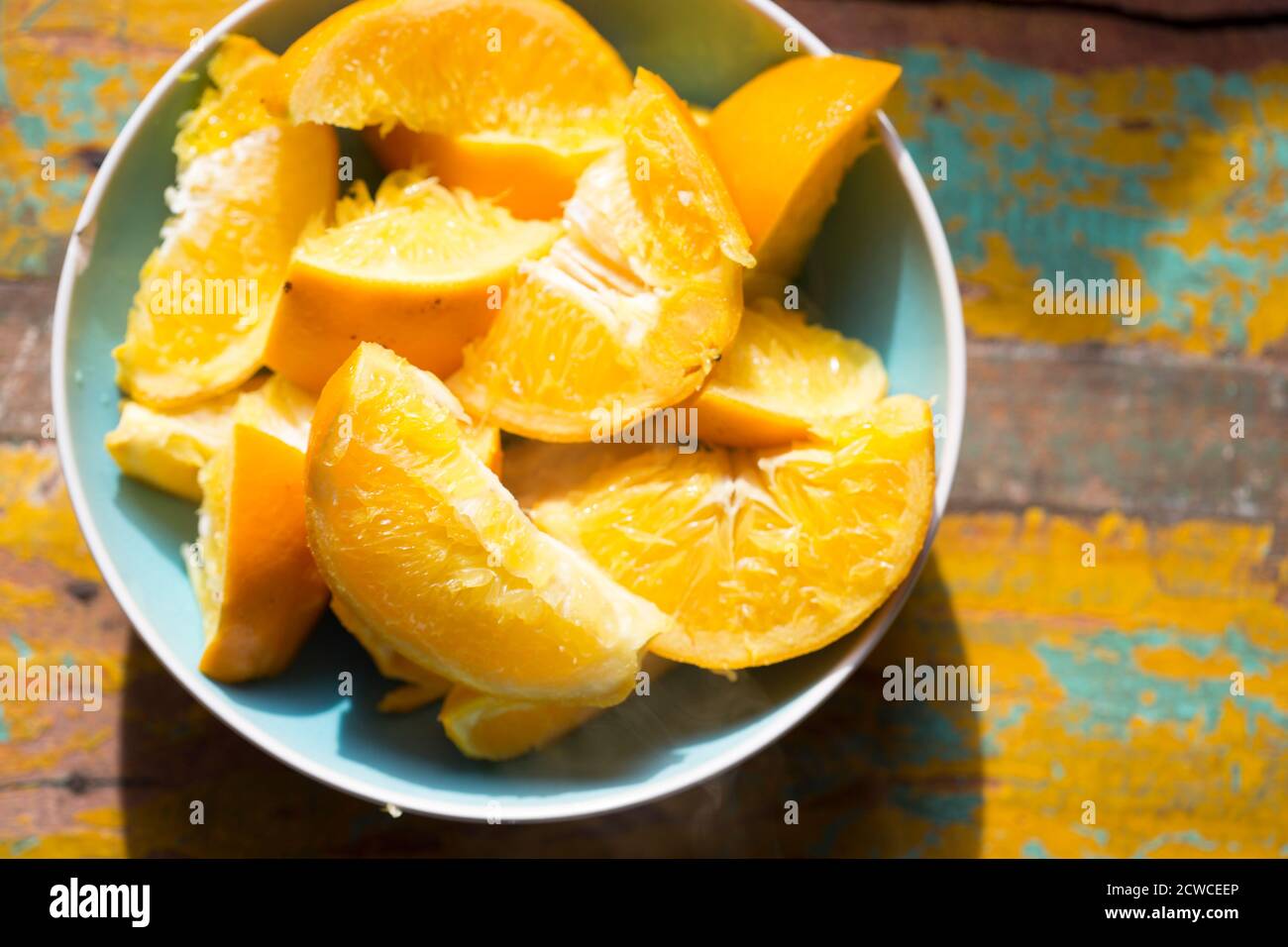 Quartered orange hi-res stock photography and images - Alamy