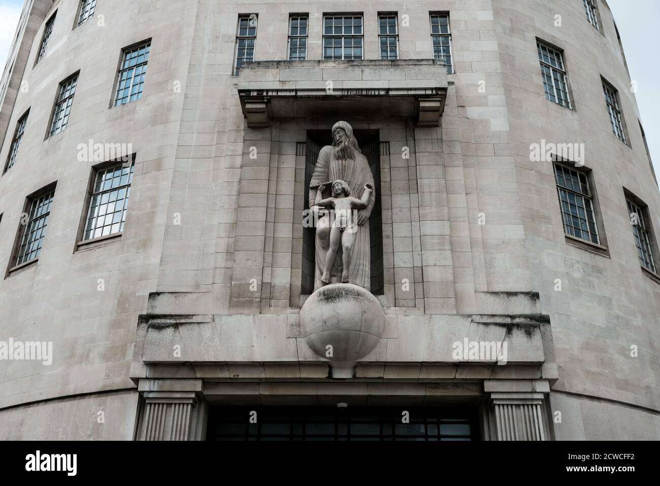 Eric gill statue hi-res stock photography and images - Alamy