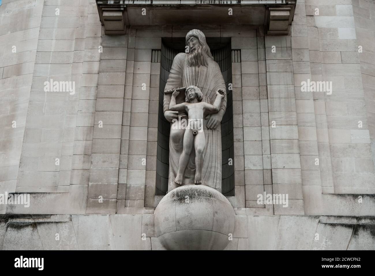 Eric gill statue bbc hi-res stock photography and images - Alamy
