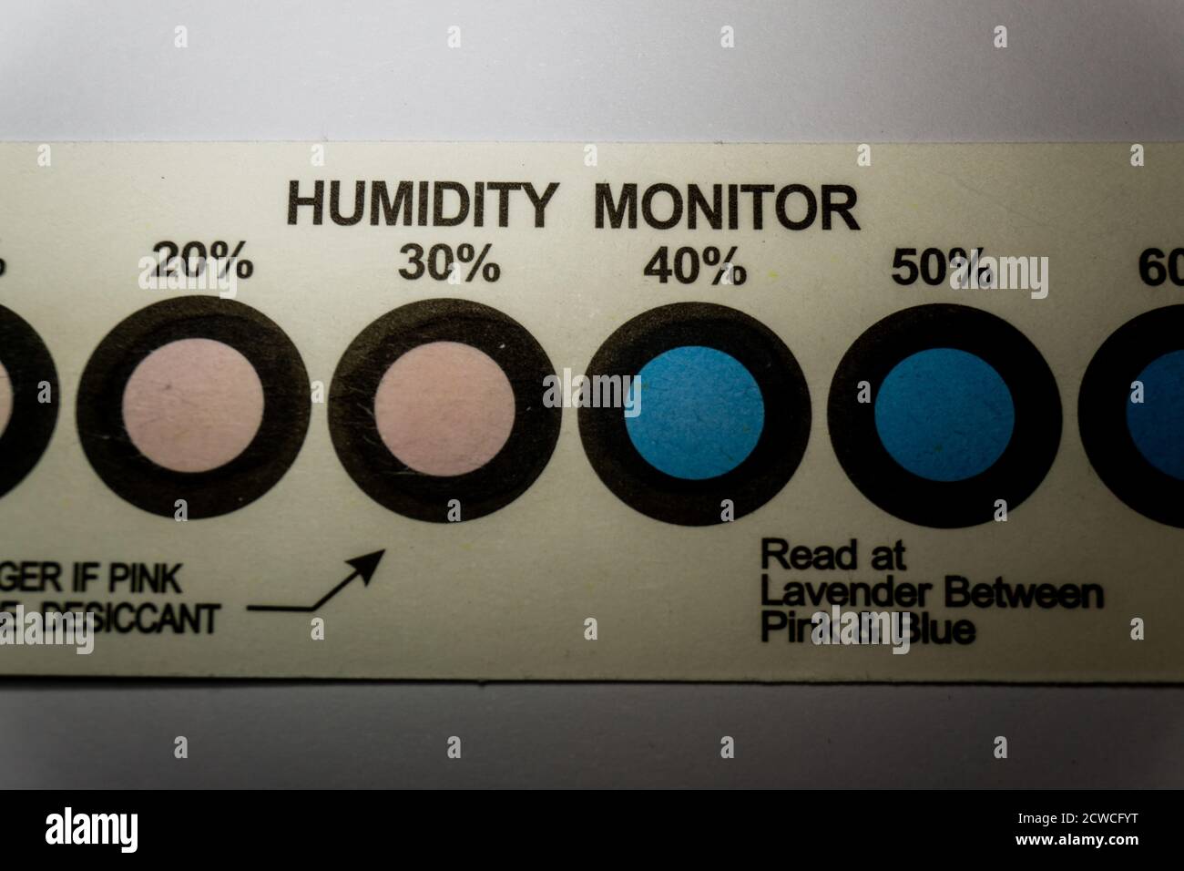 Close-up of HIC from electronics manufacturing industry with blue ...