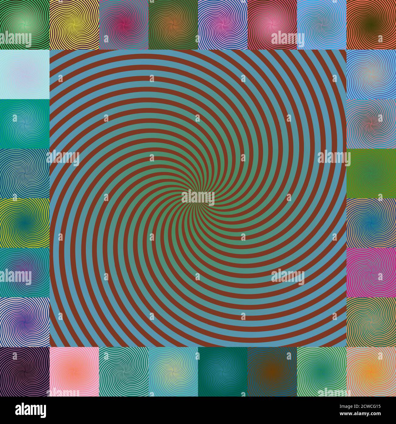 Spiral, swirl, twirl, vortex radial lines. Rotating lines. Whirligig ...