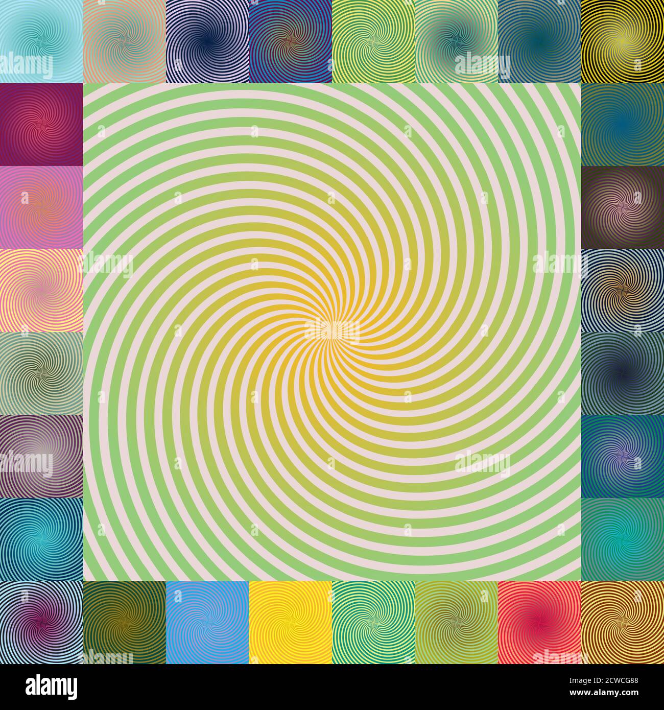 Spiral, swirl, twirl, vortex radial lines. Rotating lines. Whirligig ...