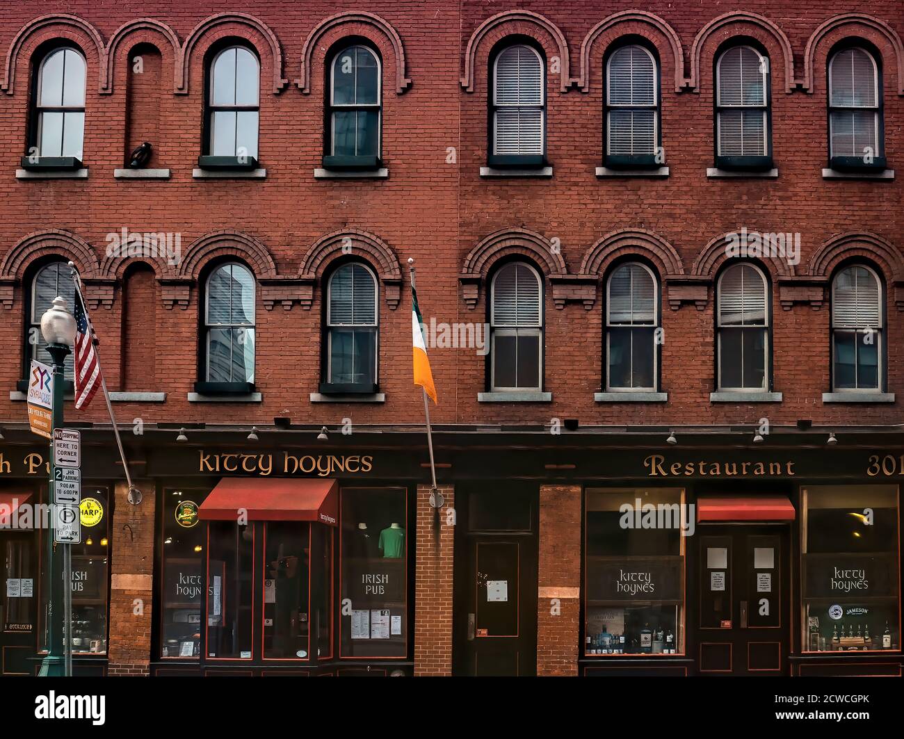 Syracuse, New York, USA. August 10, 2020. View of Kitty Hoynes, Irish ...