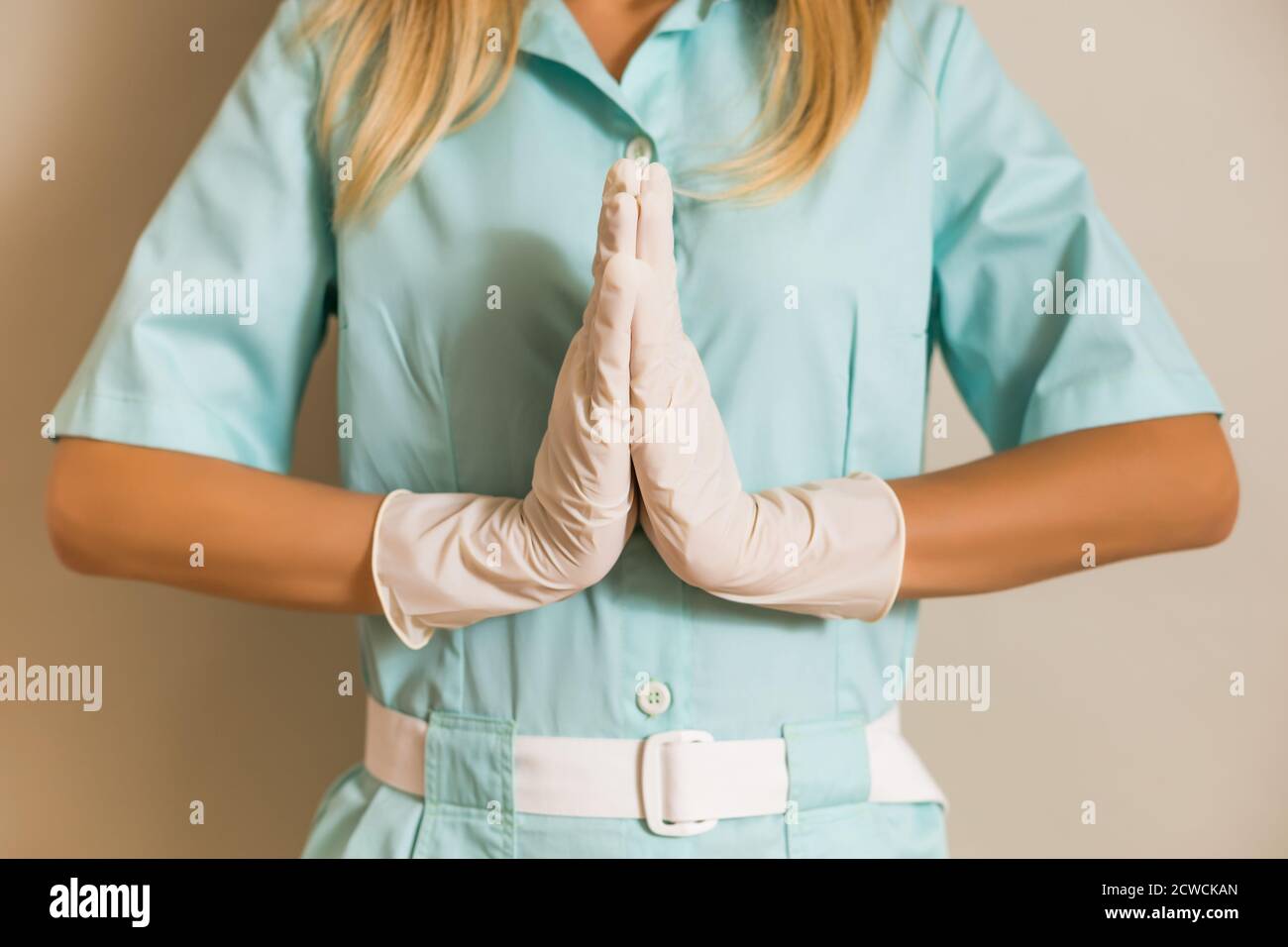 Doctor meditating hi-res stock photography and images - Alamy