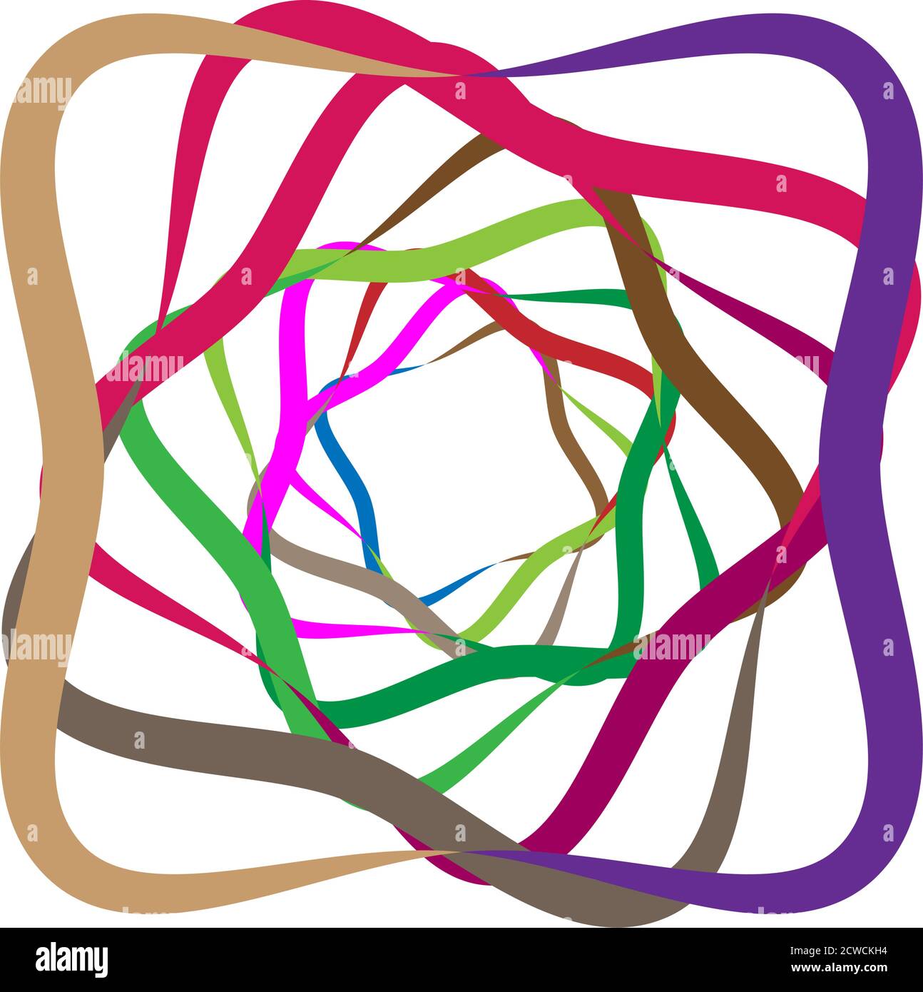 abstract colorful-multicolor circular, concentric and radial, radiating ...