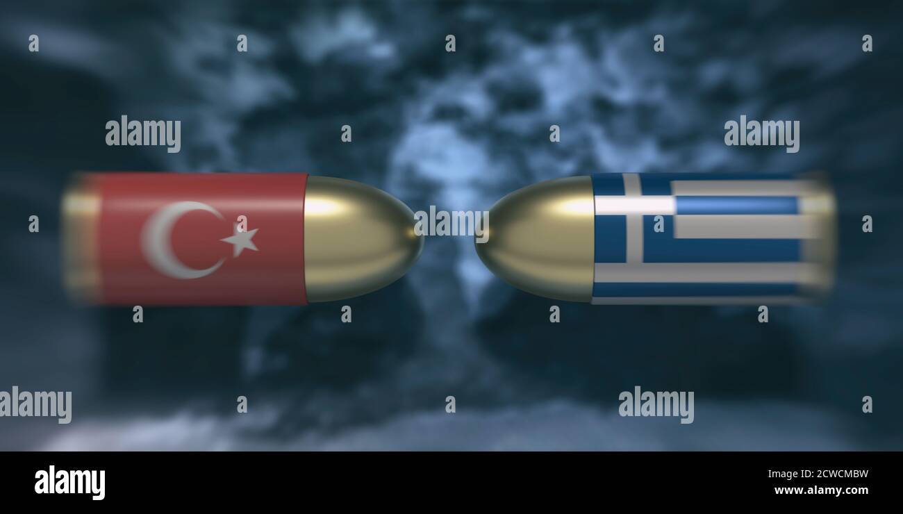 Turkey greece conflict hi-res stock photography and images - Alamy