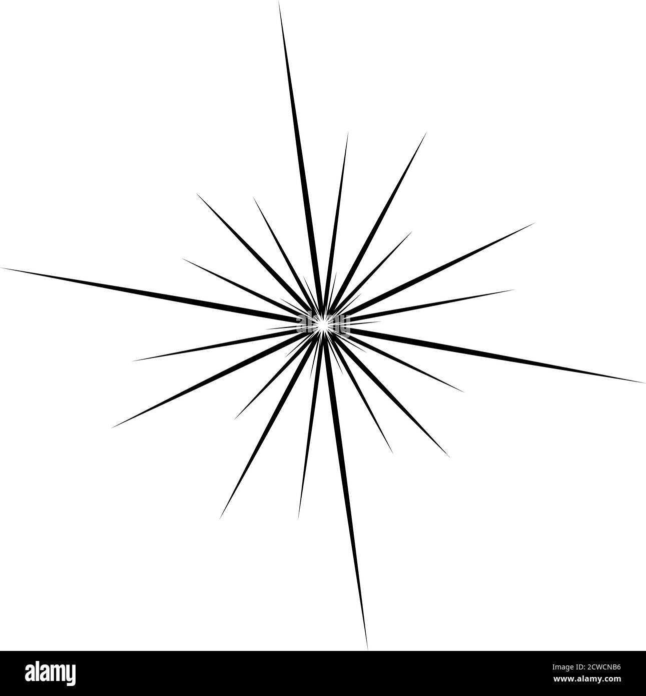 Abstract black and white circular, circle mandala-motif clip-art ...