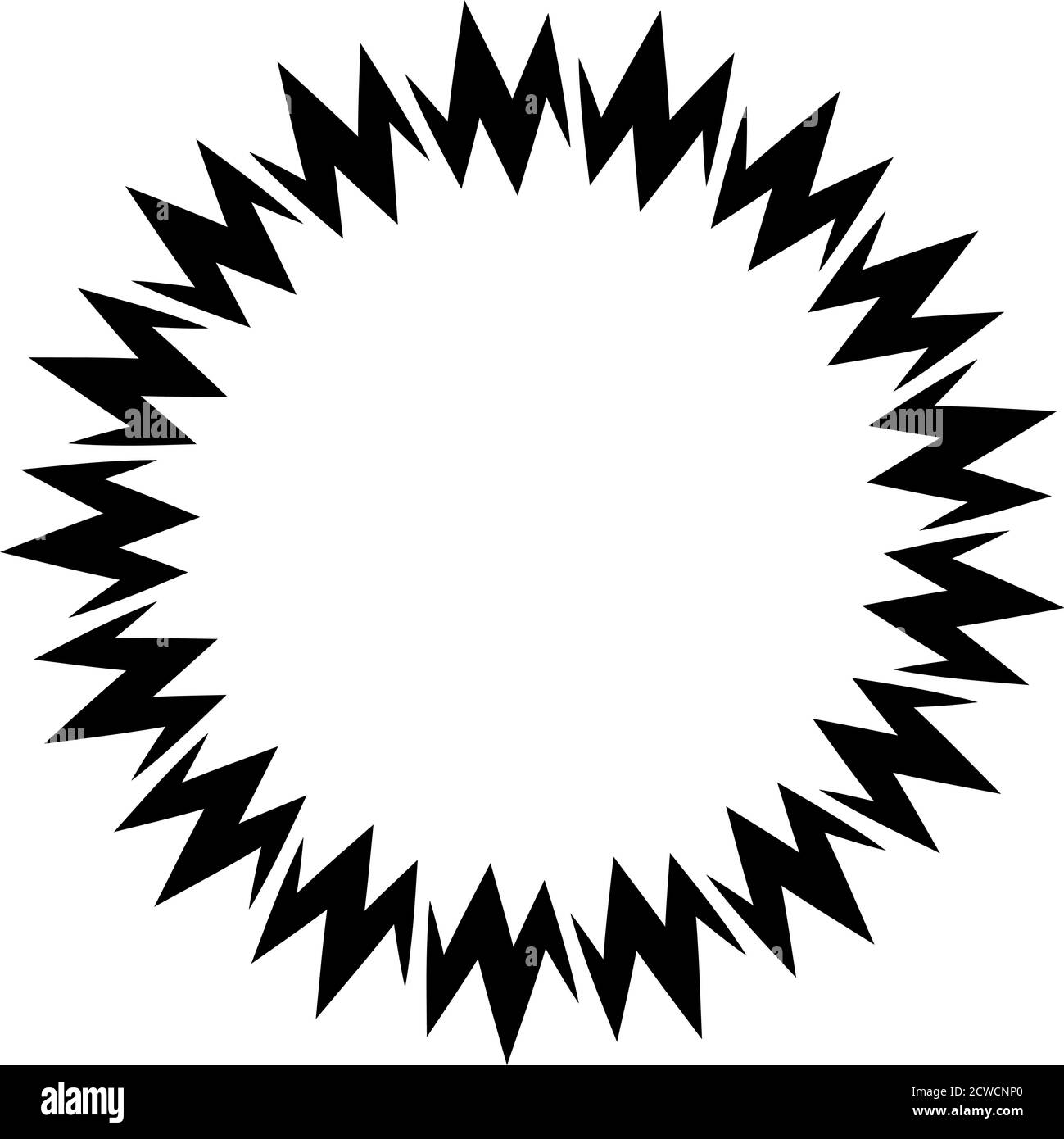 Abstract black and white circular, circle mandala-motif clip-art ...