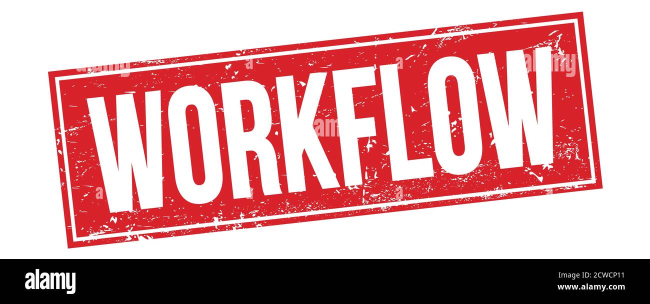 Workflow stamp Cut Out Stock Images & Pictures - Alamy