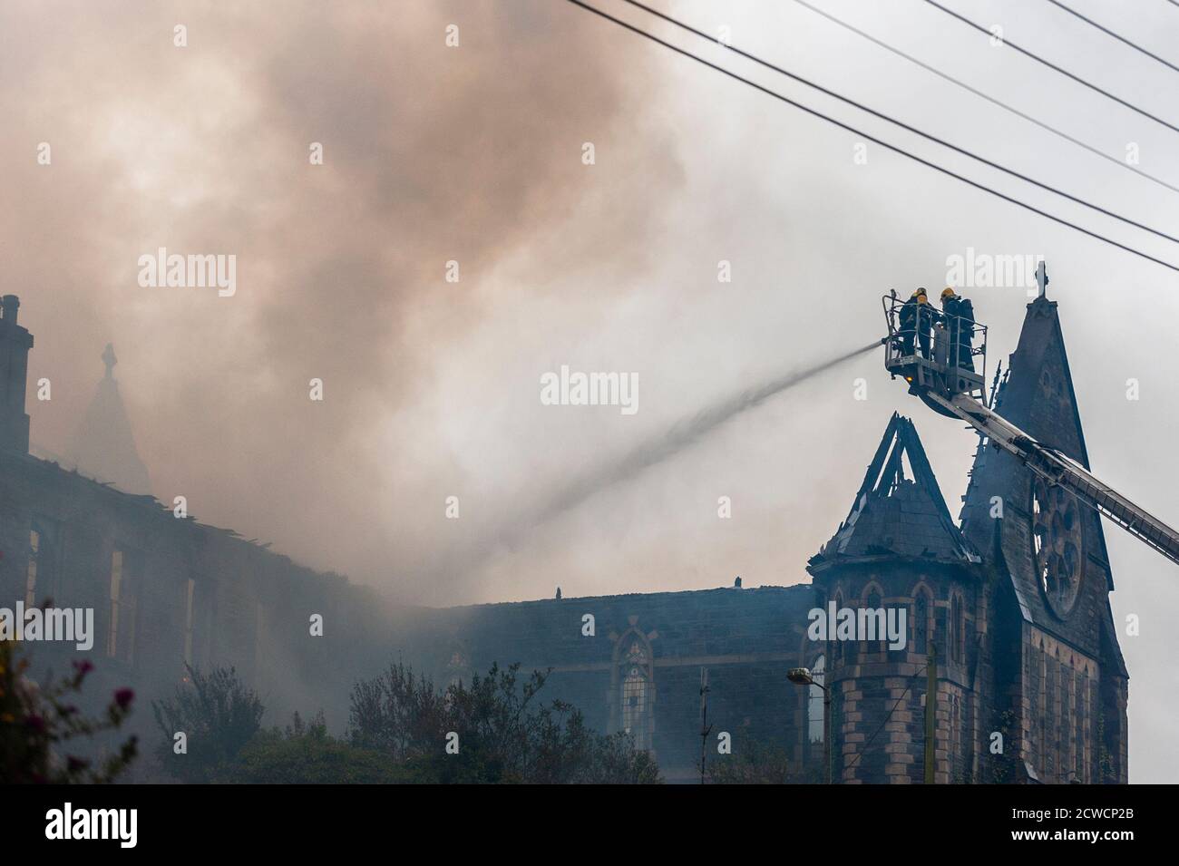 Skibbereen, West Cork, Ireland. 29th Sep, 2020. Fire crews from ...