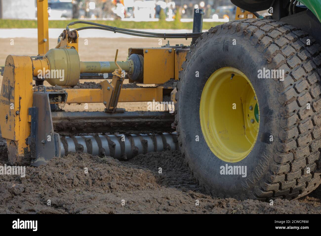 Leveling soil hi-res stock photography and images - Alamy