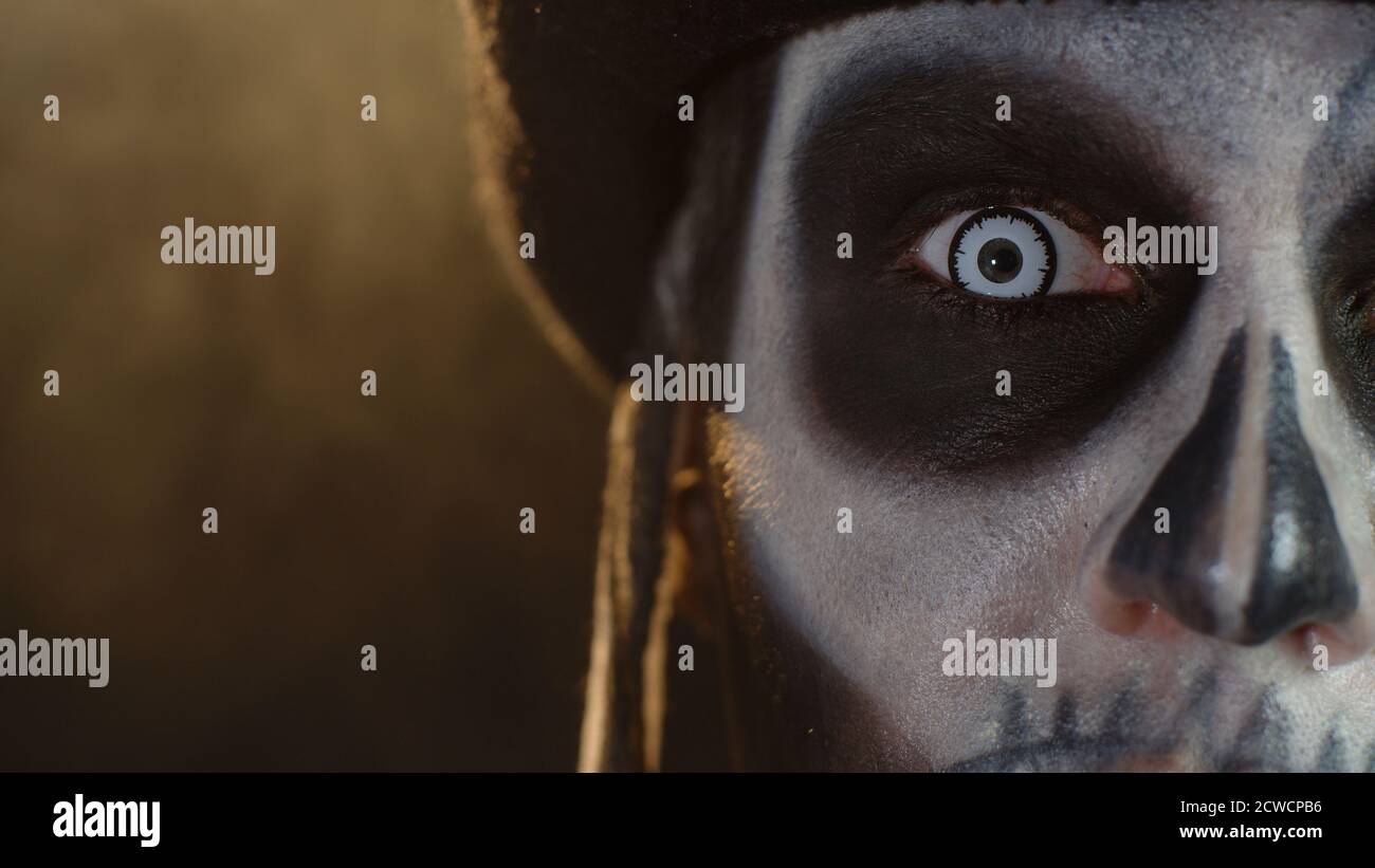 Creepy art performance halloween death hi-res stock photography and ...