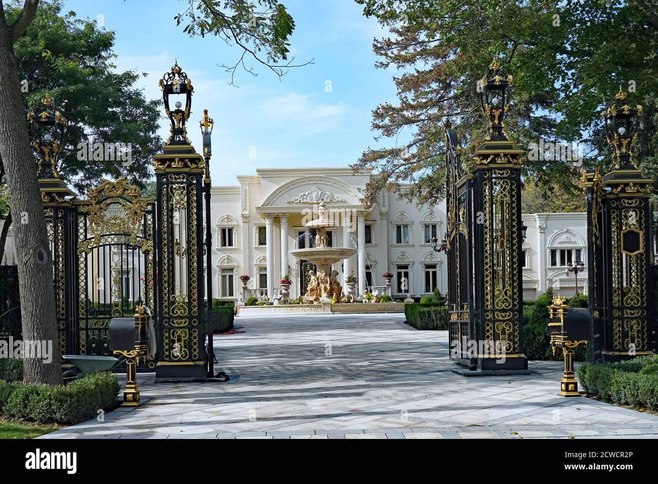 Toronto, Canada - September 27, 2020: The Bridle Path area has large ...
