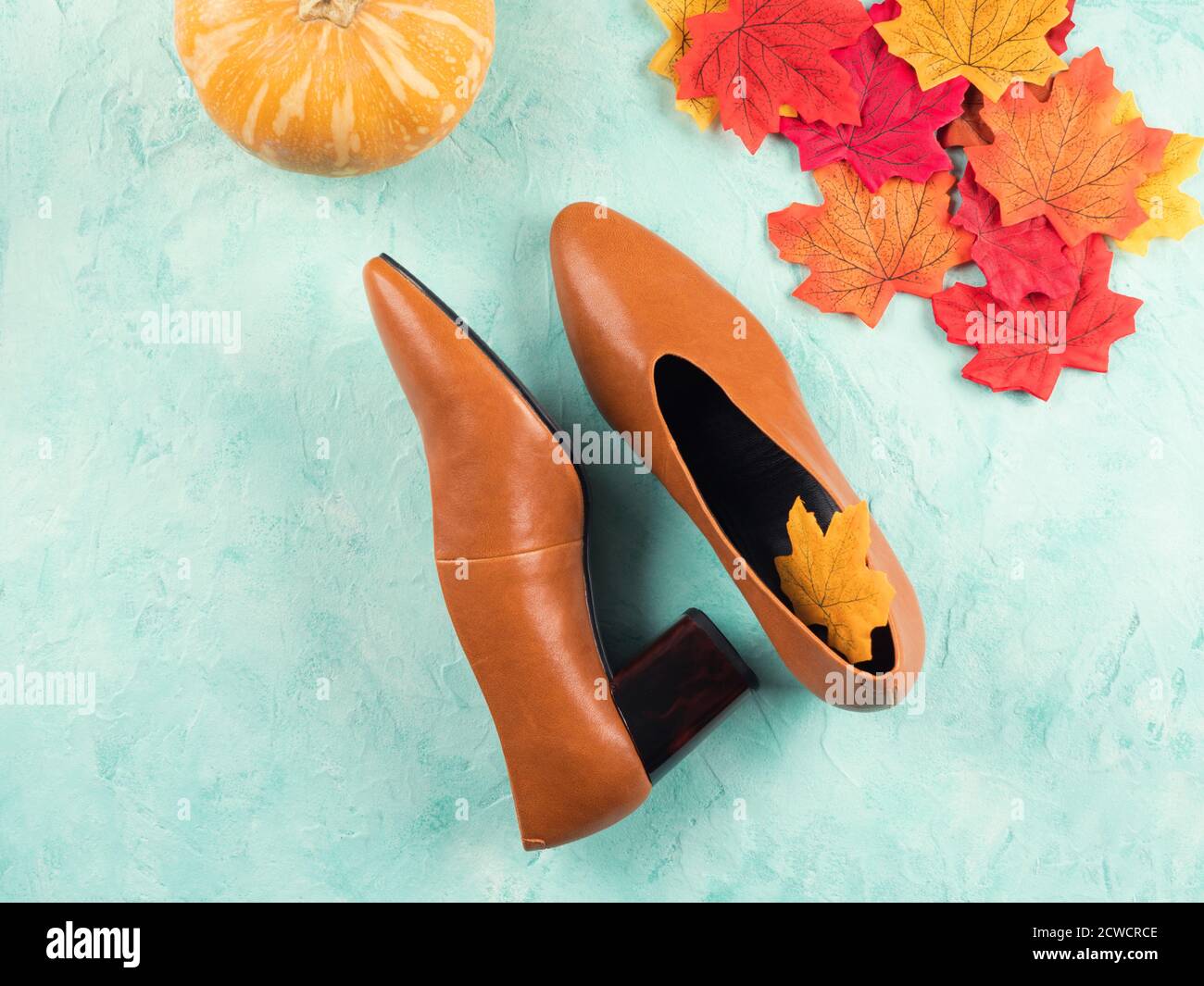 Female fall shoes hi-res stock photography and images - Alamy