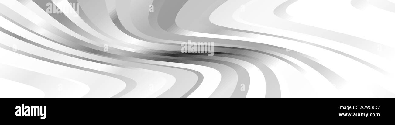 Horizontal wide format rectangular wavy, waving, twisted, spiral lines ...