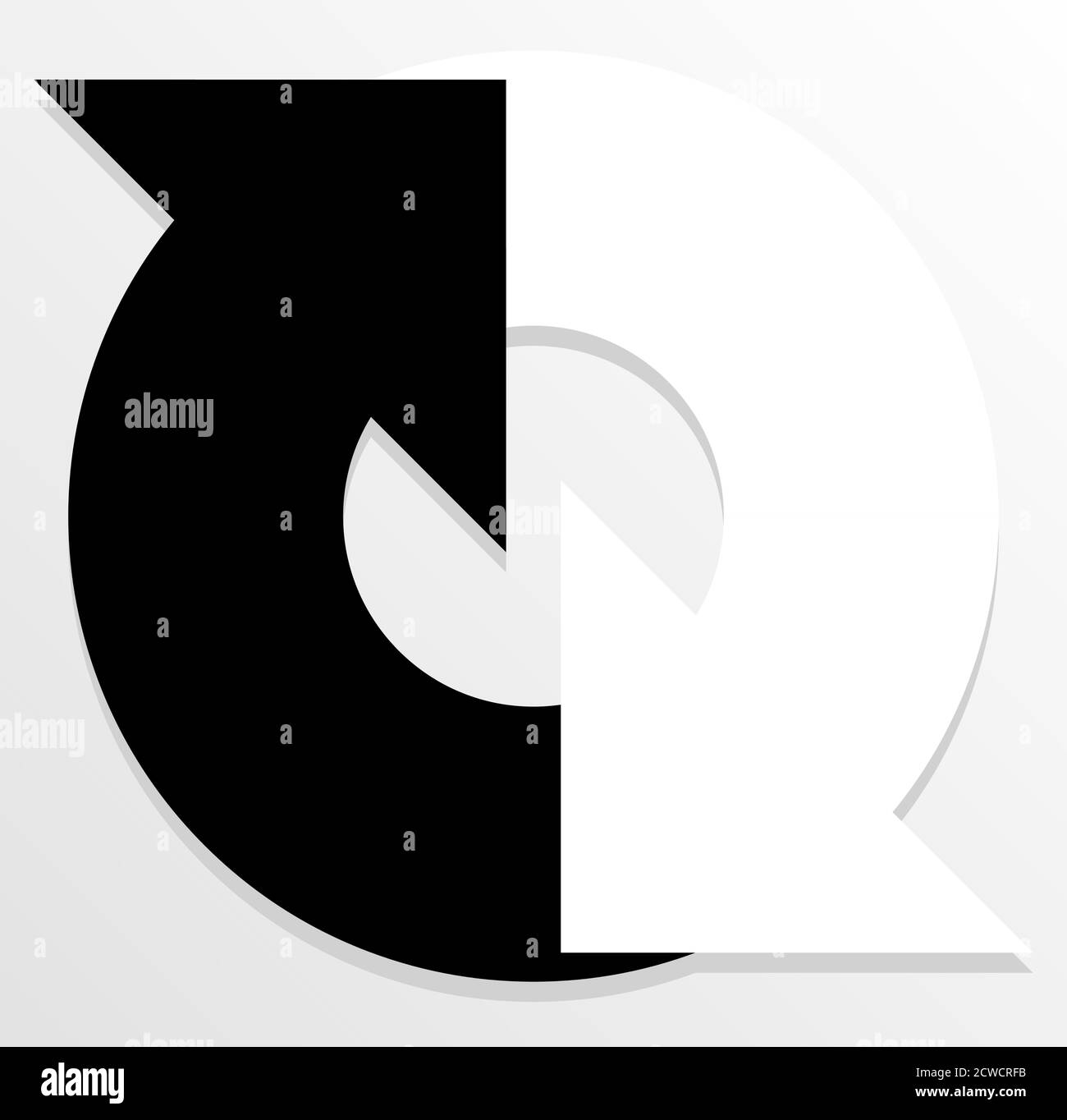 cycle and cyclical arrows. circular, concentric and radial cursor ...