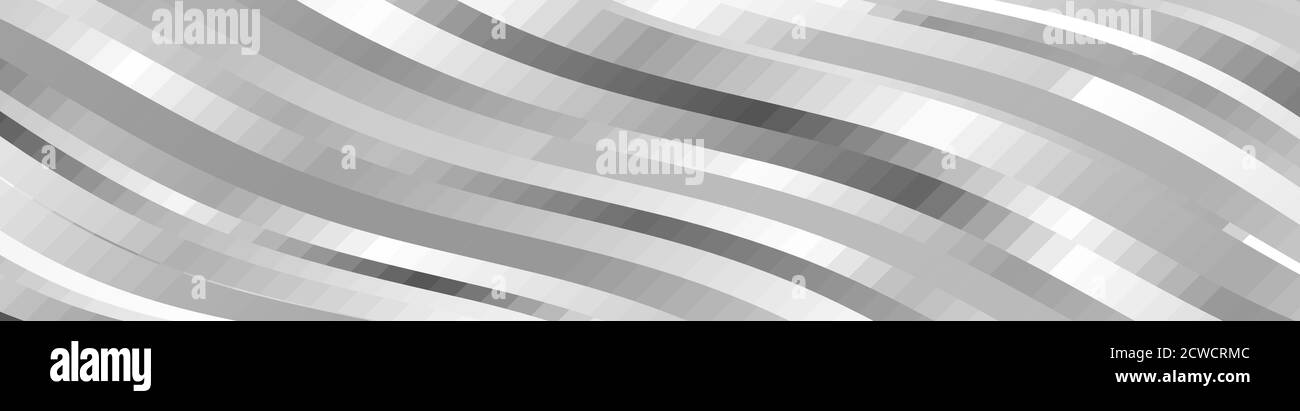 Horizontal wide format rectangular wavy, waving, twisted, spiral lines ...