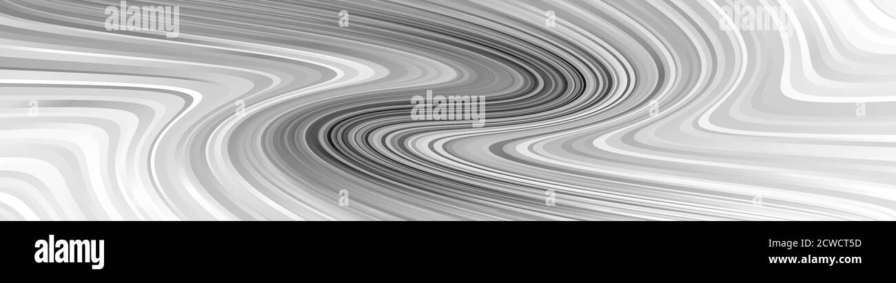 Horizontal wide format rectangular wavy, waving, twisted, spiral lines ...