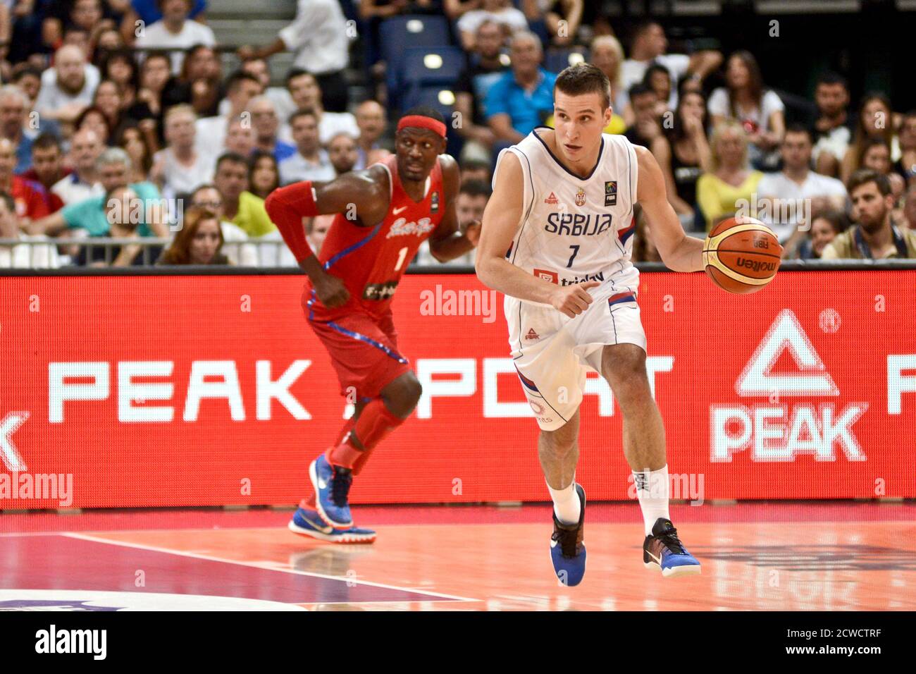 Bogdan Bogdanovic. Serbia Basketball National Team. FIBA OQT Tournament ...