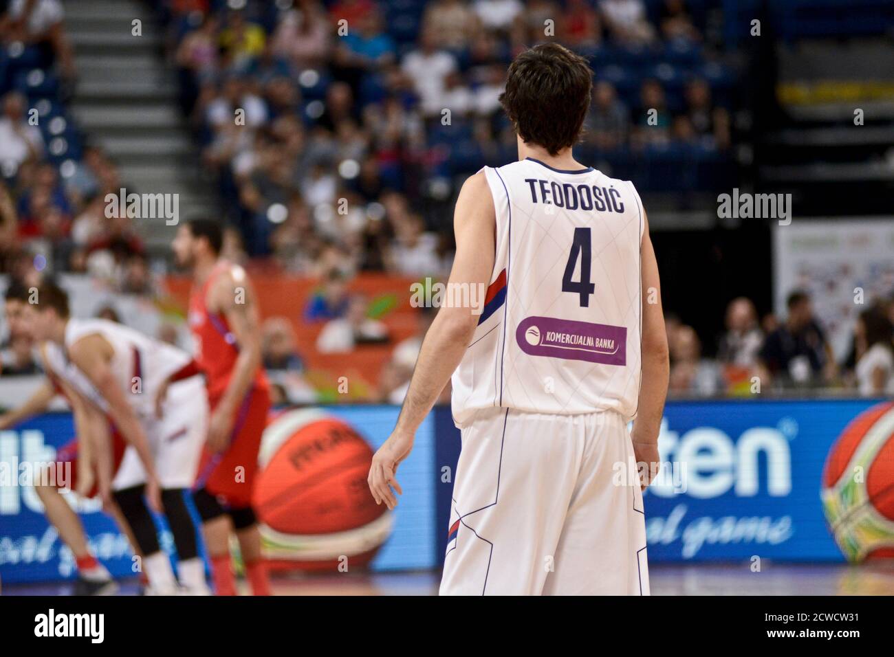 Milos Teodosic. Serbia Basketball National Team. FIBA OQT Tournament ...