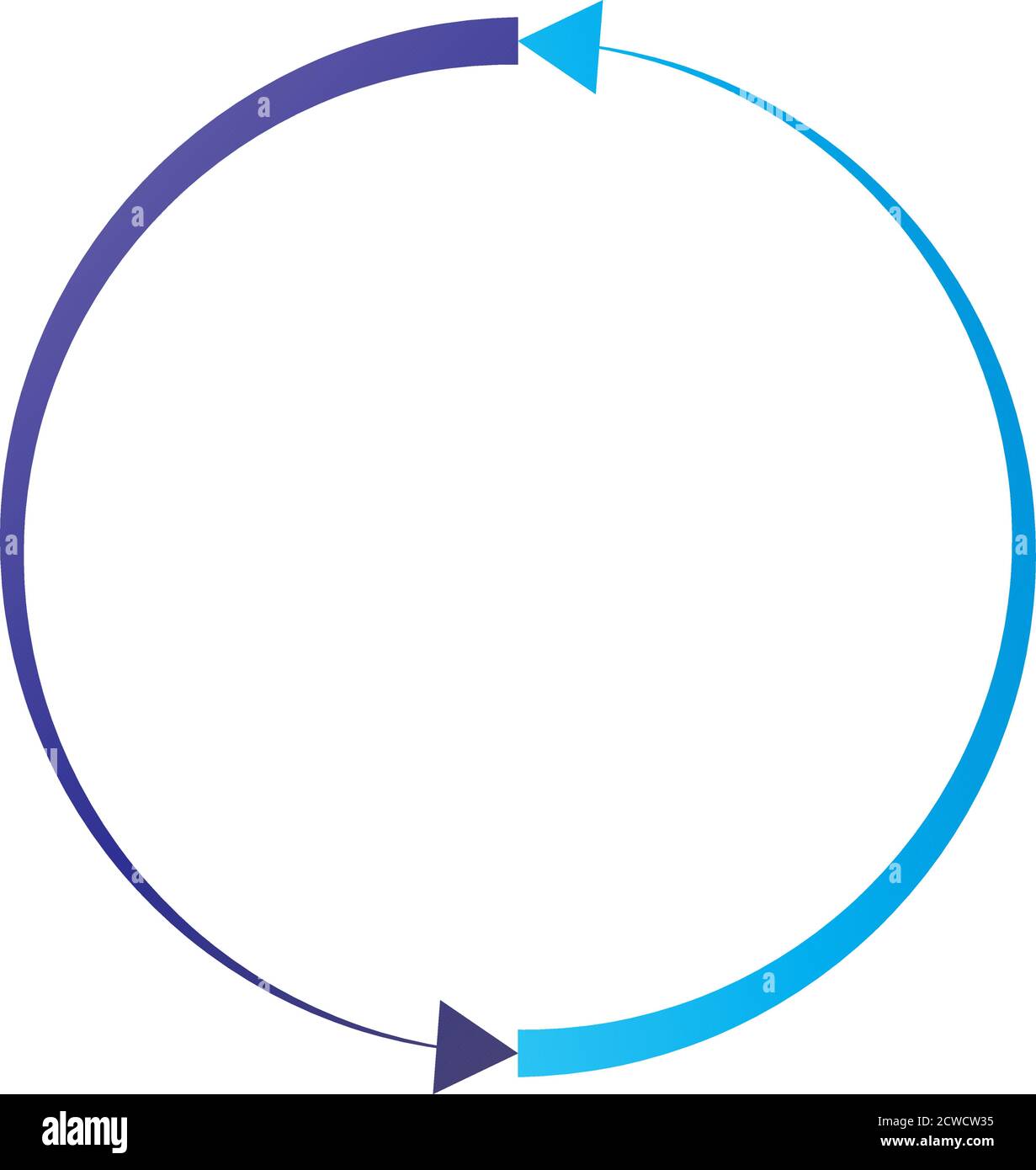 cycle and cyclical arrows. circular, concentric and radial cursor ...