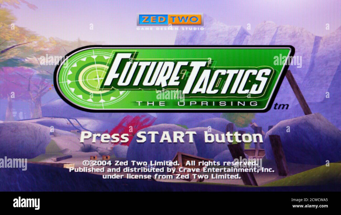 Future Tactics The Uprising - Sony Playstation 2 PS2 - Editorial use ...