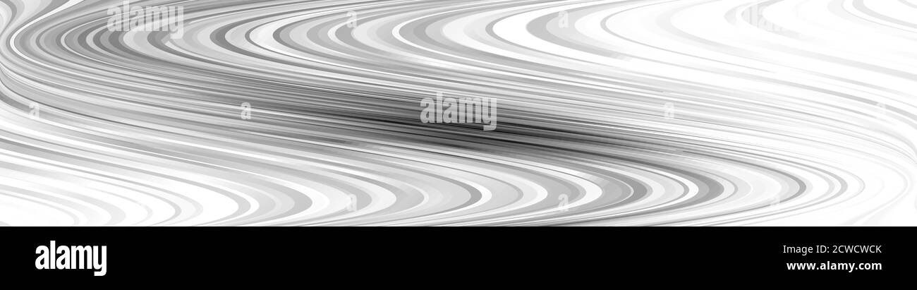 Horizontal wide format rectangular wavy, waving, twisted, spiral lines ...