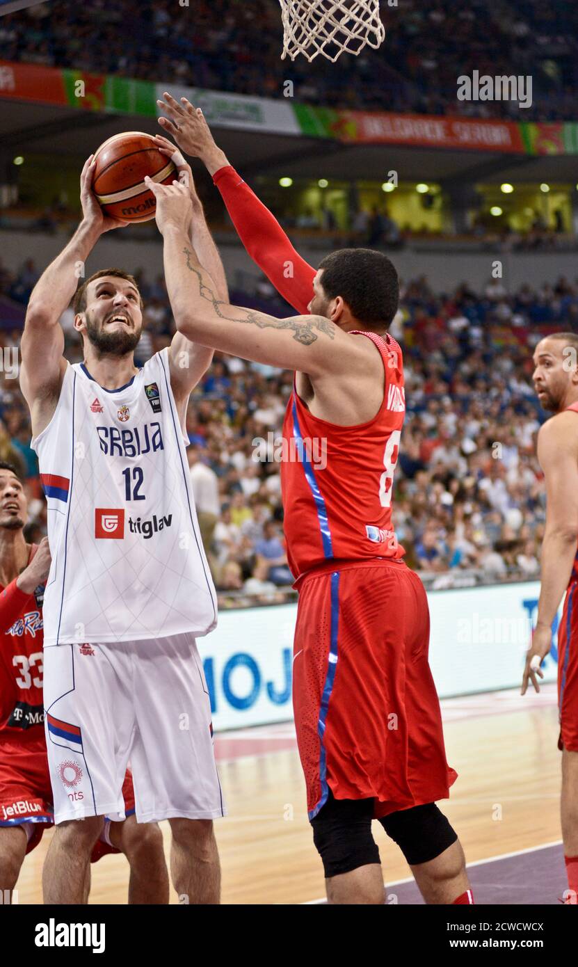 Stefan Bircevic. Serbia Basketball National Team. FIBA OQT Tournament ...