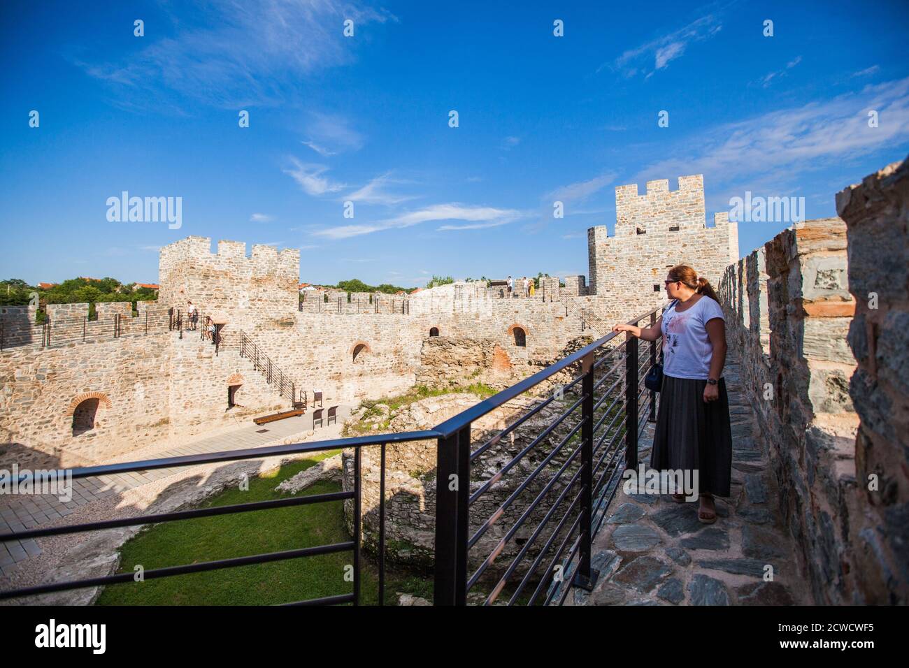 Cultural Heritage, Medieval Ram Fortress, tourist visit old Ottoman ...