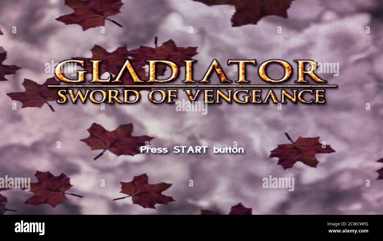 Gladiator Sword of Vengeance - Sony Playstation 2 PS2 - Editorial use ...