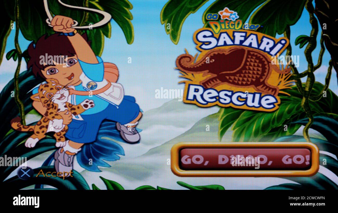 Go Diego Go! - Safari Rescue - Sony Playstation 2 PS2 - Editorial use ...