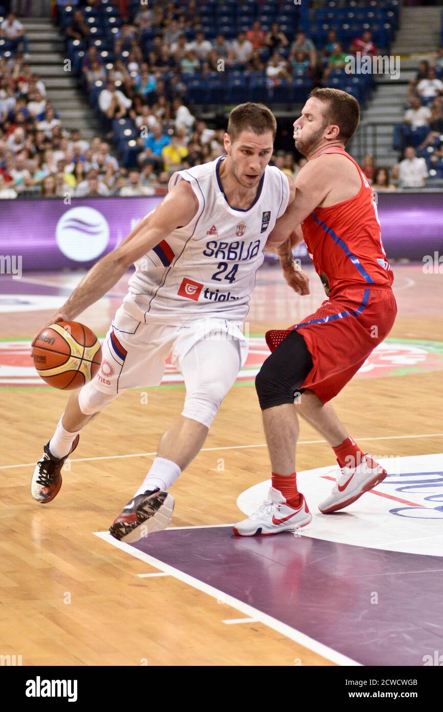 Stefan Jovic. Serbia Basketball National Team. FIBA OQT Tournament ...