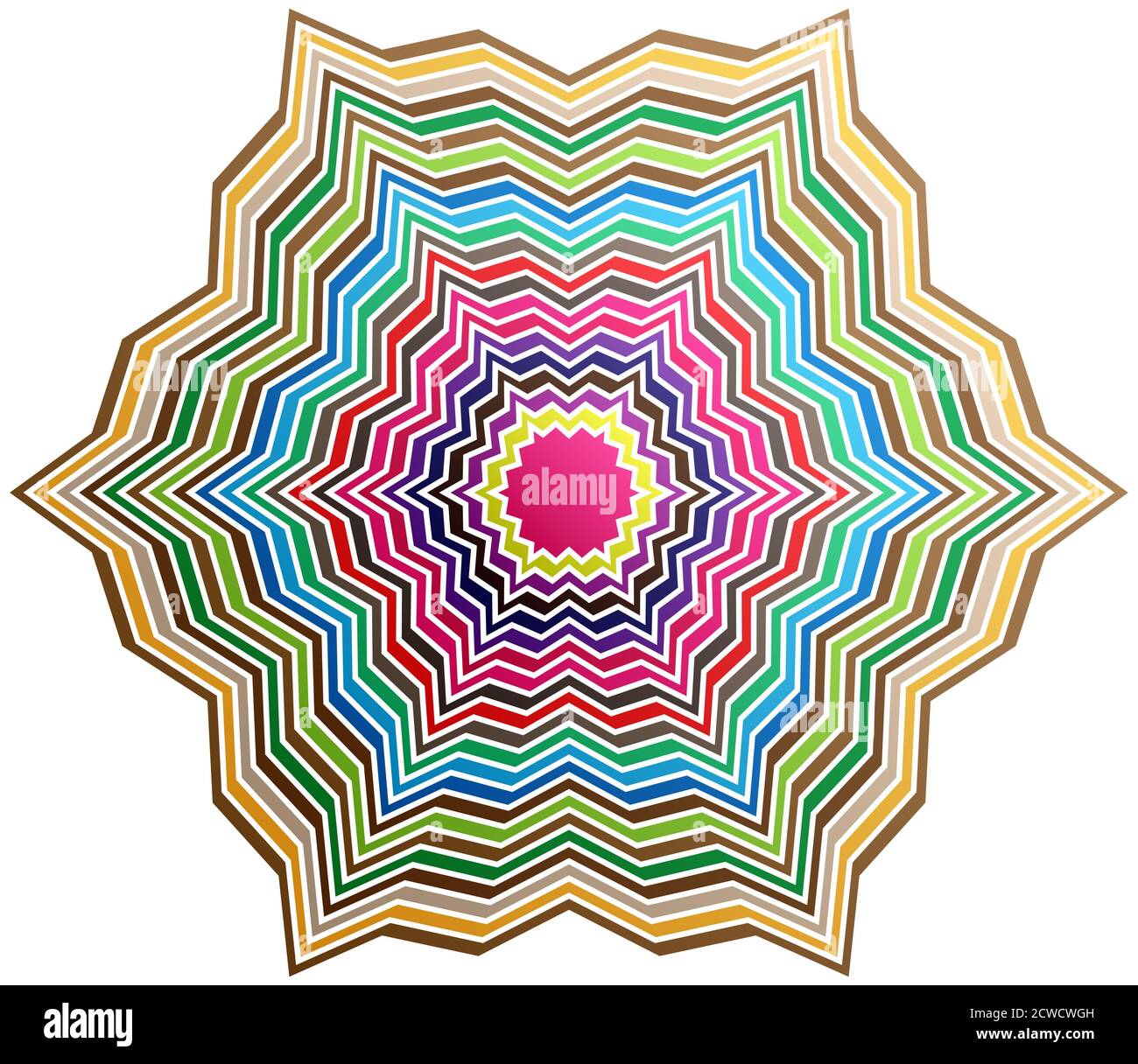 Colorful motifs, abstract shapes vector. Circular pattern elements ...