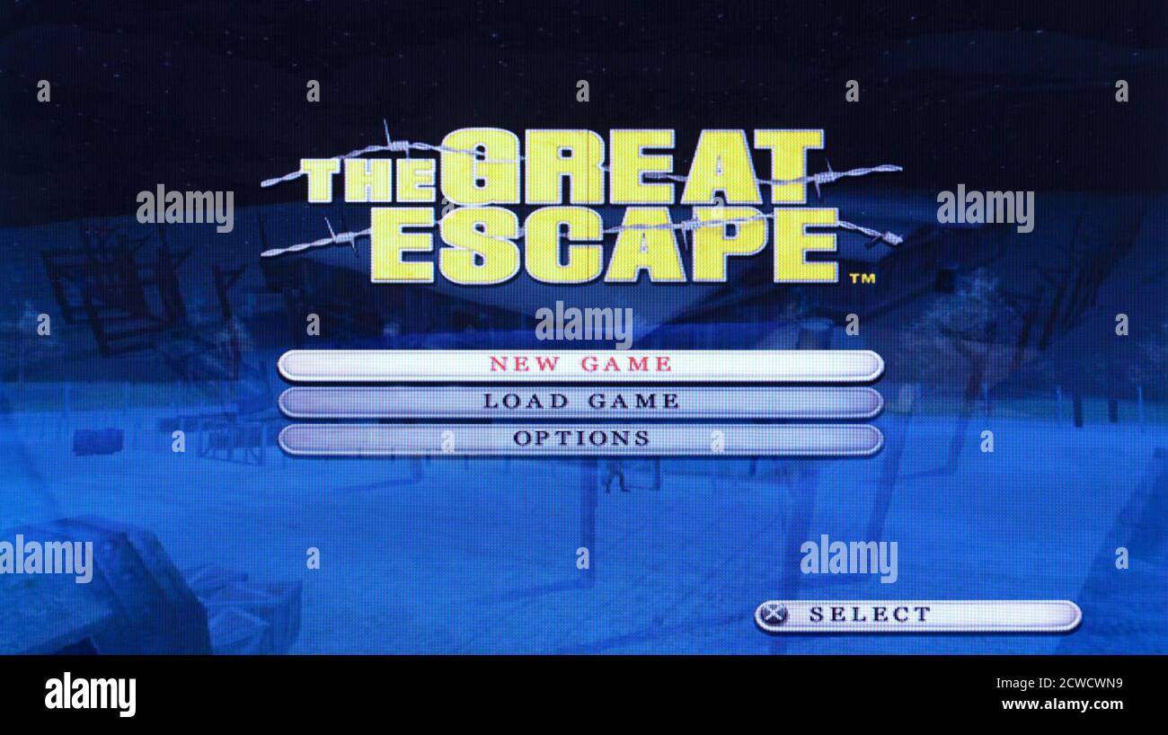 The Great Escape - Sony Playstation 2 PS2 - Editorial use only Stock ...