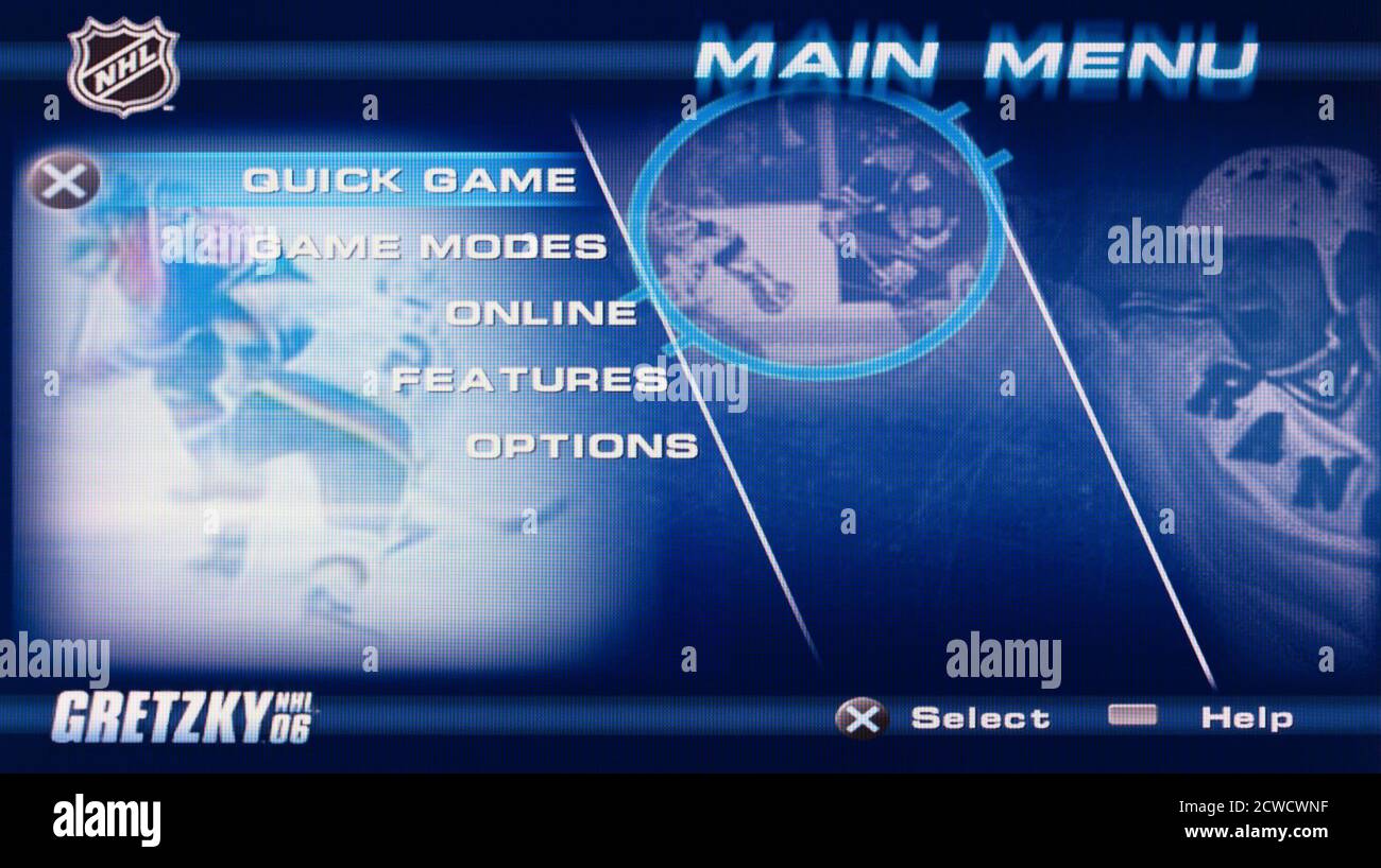 Gretzky NHL 06 - Sony Playstation 2 PS2 - Editorial use only Stock ...