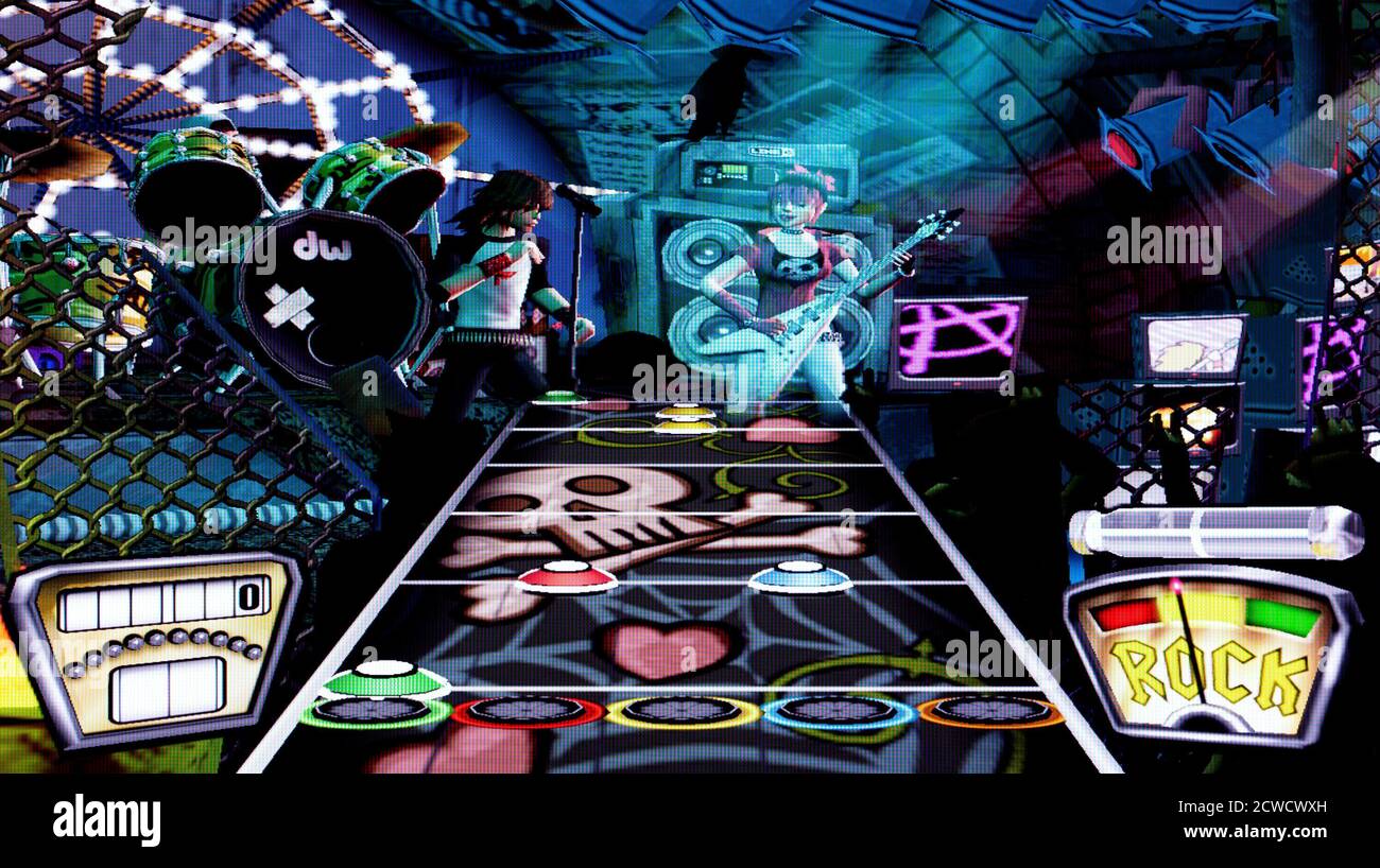 Guitar Hero II - Sony Playstation 2 PS2 - Editorial use only Stock ...