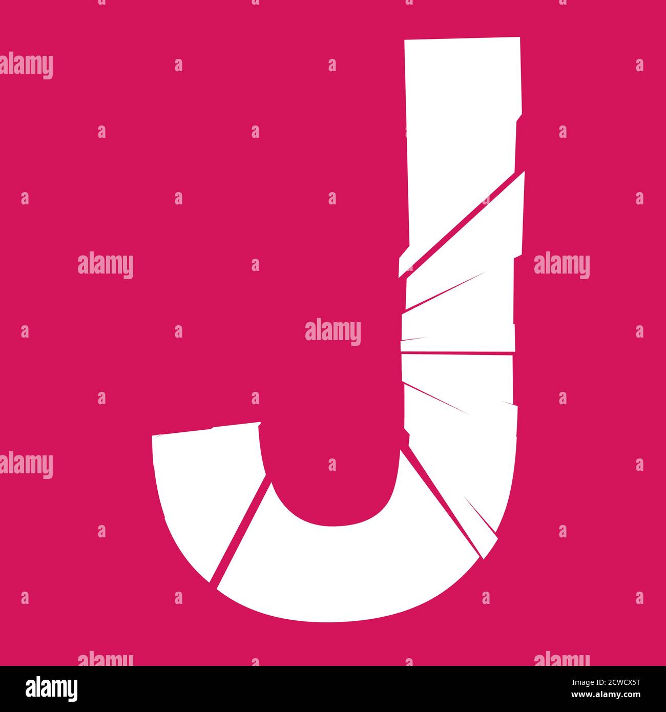 Full English lalphabet - ABC in lower- and uppercase with cracked ...