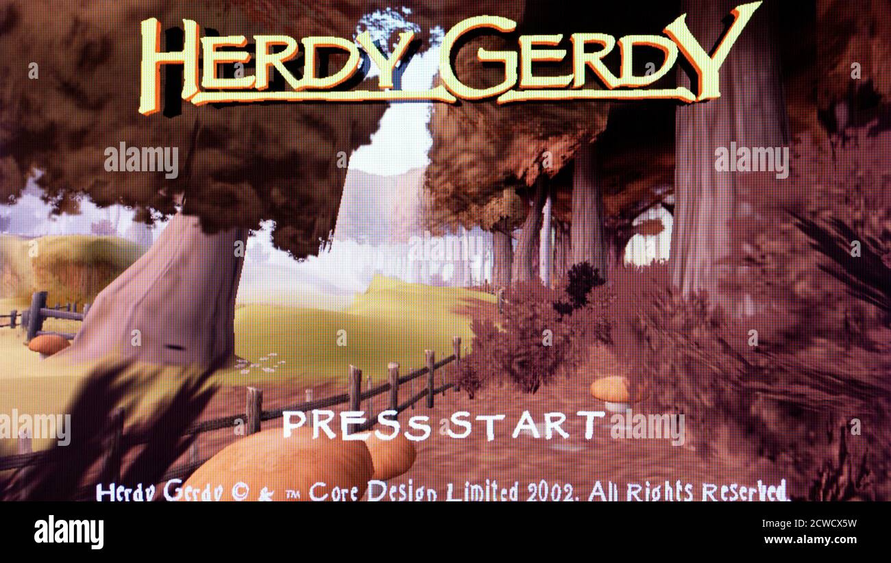 Herdy Gerdy - Sony Playstation 2 PS2 - Editorial use only Stock Photo ...