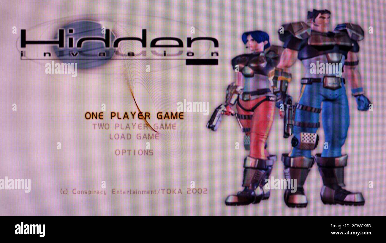 Hidden Invasion - Sony Playstation 2 PS2 - Editorial use only Stock ...