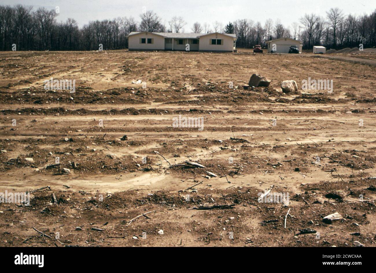Housing development at West Greenwich Center - Rhode Island ca. April ...
