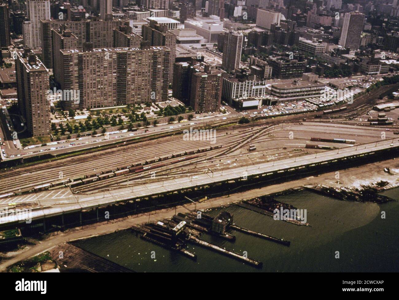 The west side of Manhattan New York ca. June 1974 - New York City 1970s ...