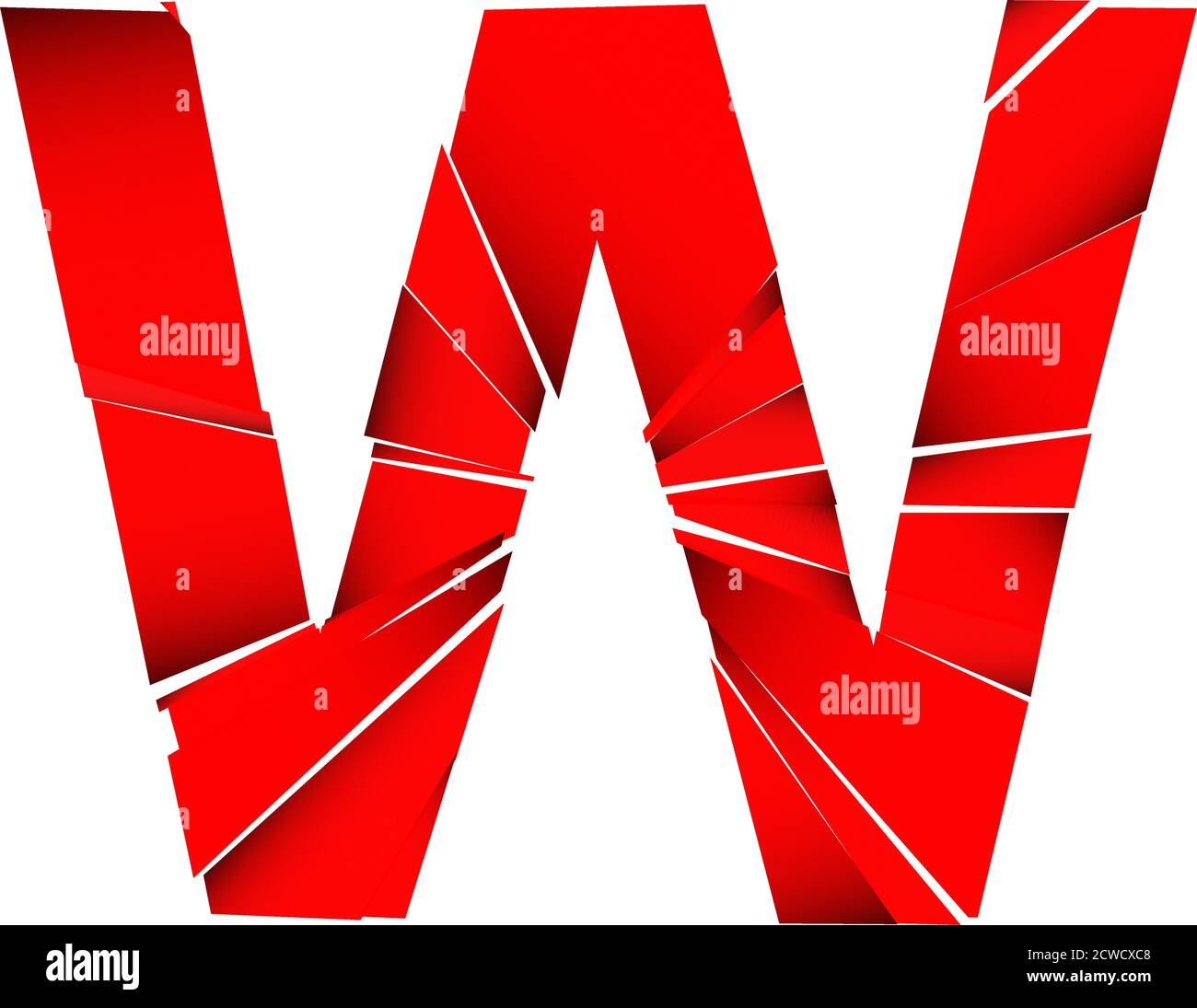 Full English lalphabet - ABC in lower- and uppercase with cracked ...