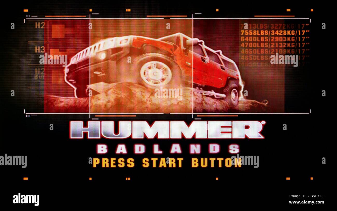 Hummer Badlands - Sony Playstation 2 PS2 - Editorial use only Stock ...