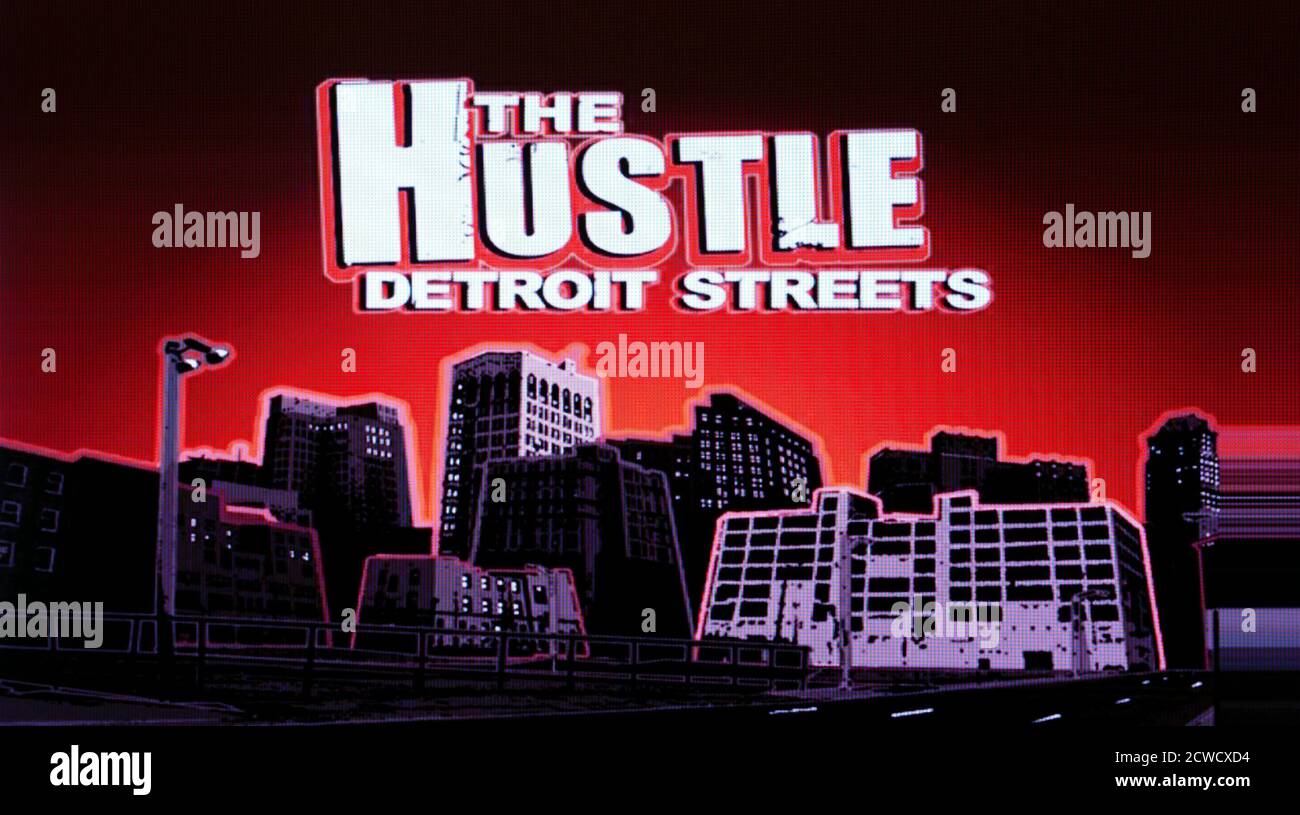 The Hustle - Detroit Streets - Sony Playstation 2 PS2 - Editorial use ...