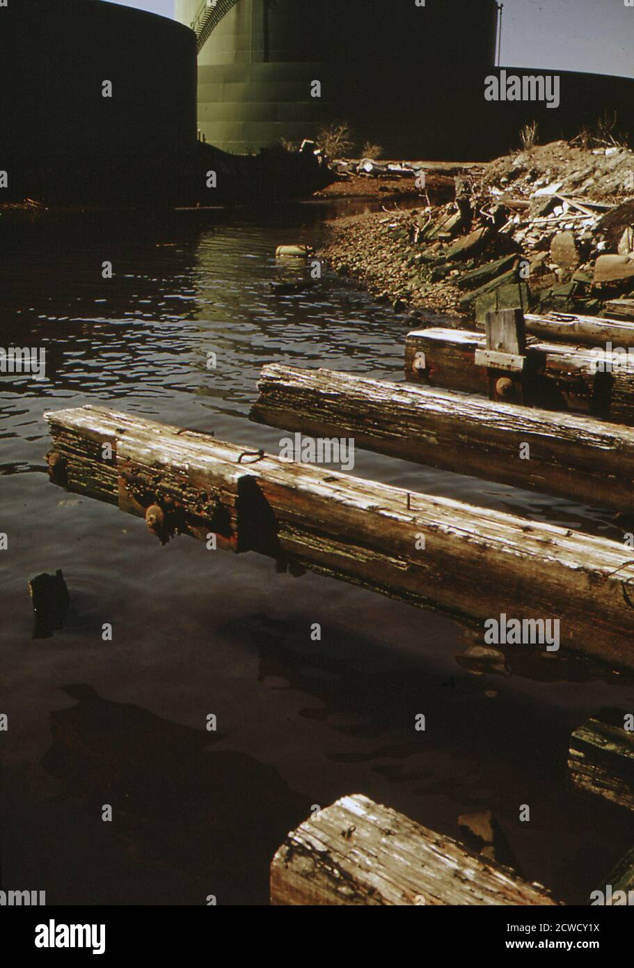 Texaco storage tanks - Rhode Island ca. May 1973 Stock Photo - Alamy