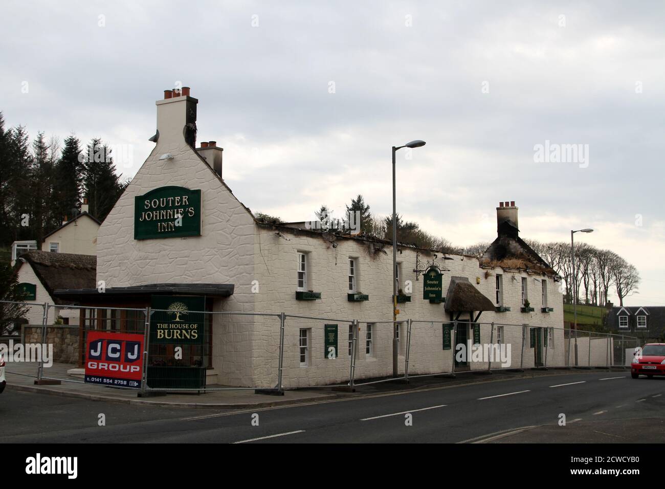 Kirkoswald, Ayrshire, Scotland, UK, 23 Apr 2012. Local restaurant ...