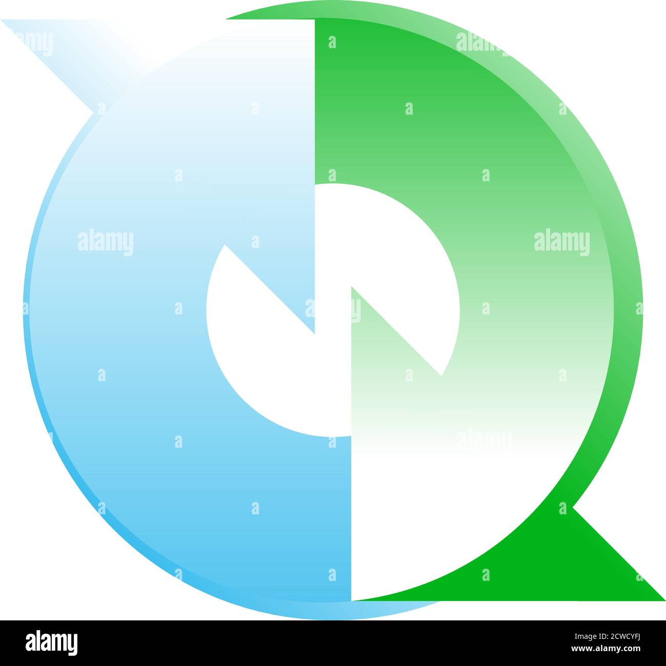 cycle and cyclical arrows. circular, concentric and radial cursor ...