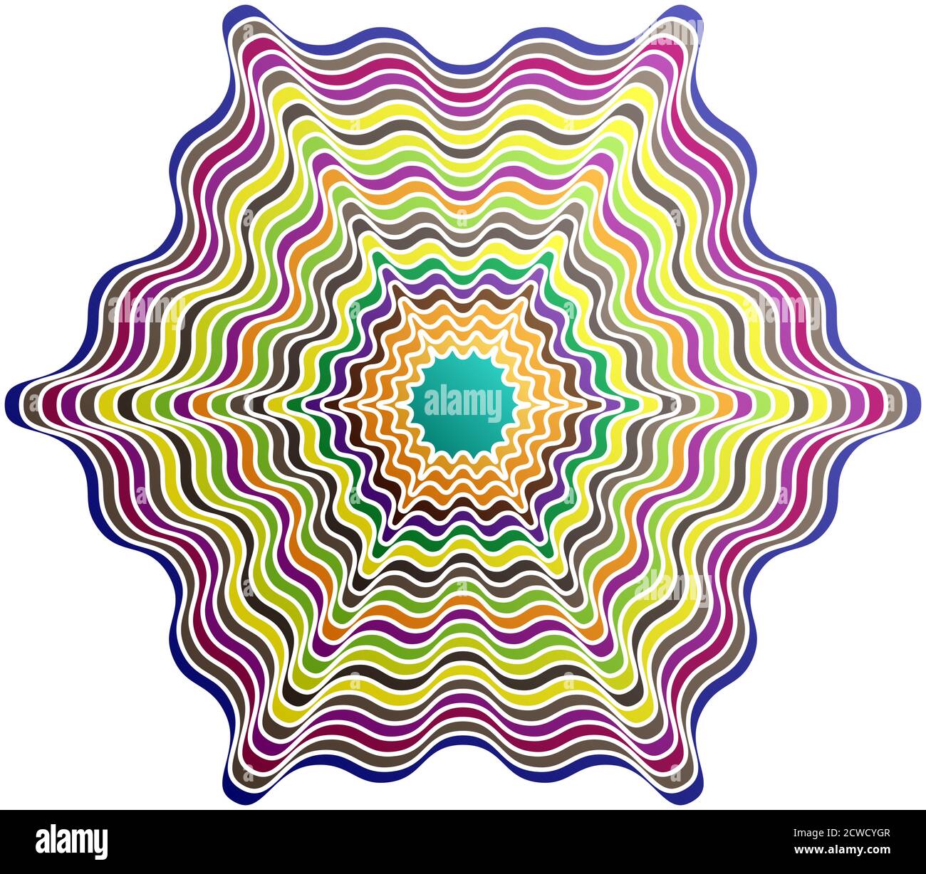 Colorful motifs, abstract shapes vector. Circular pattern elements ...