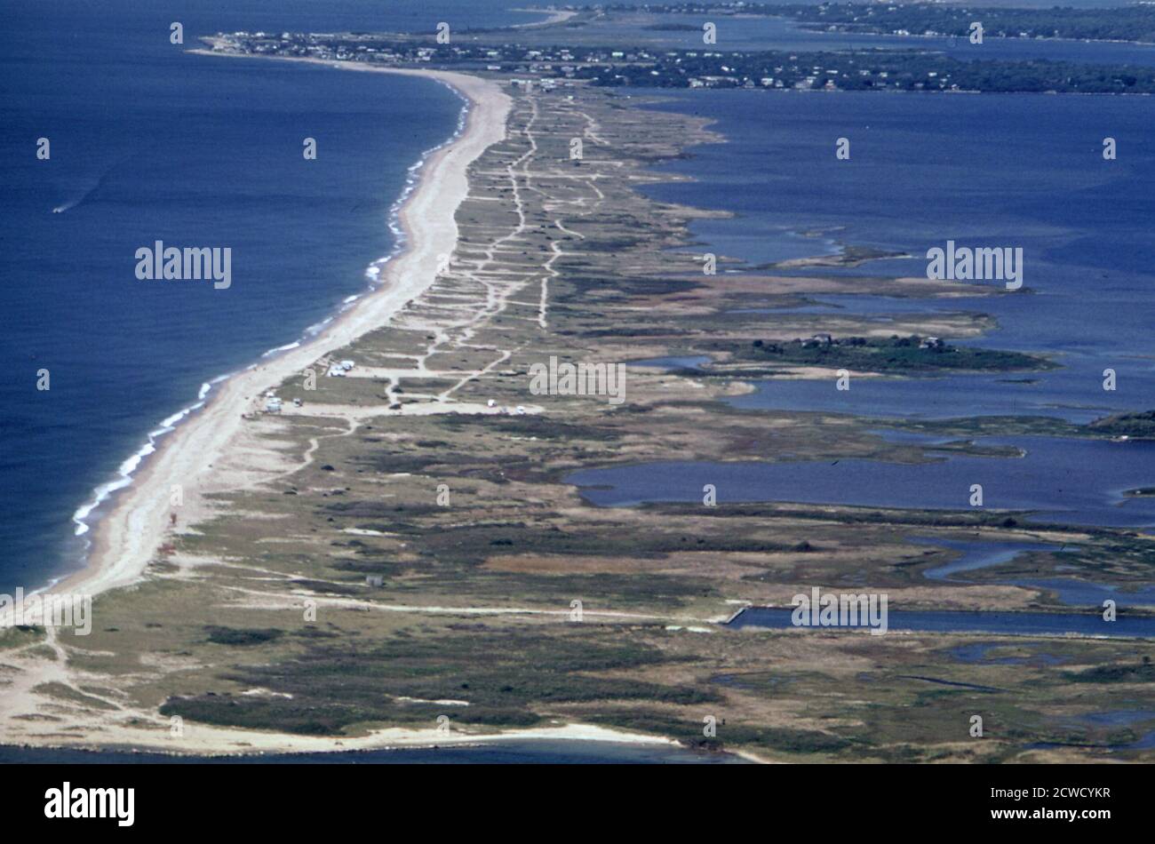 Barrier beaches - Rhode Island ca. June 1973 Stock Photo - Alamy